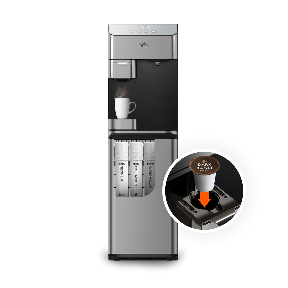Filtered Dispensers with Coffee – Brio Water