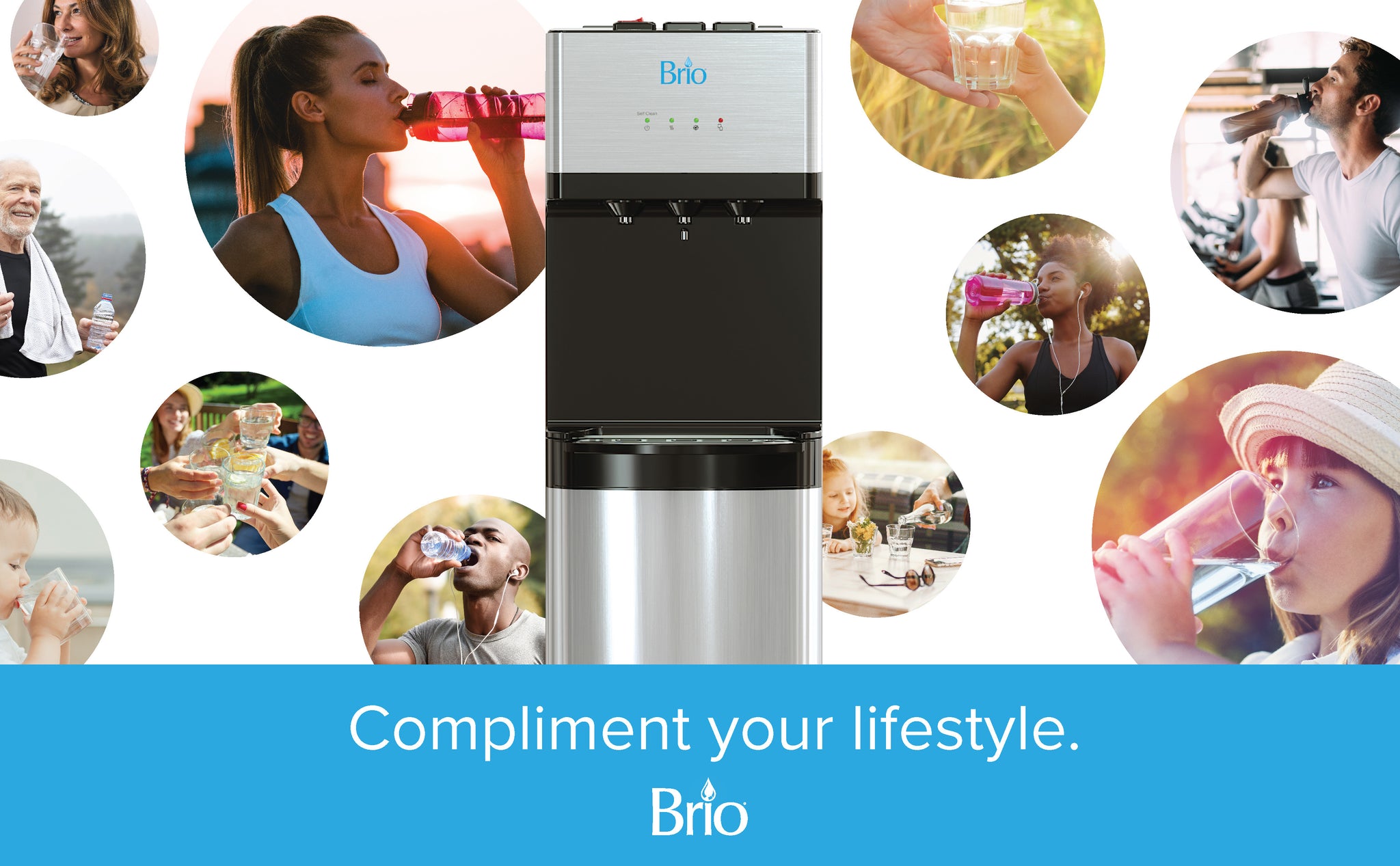 Brio Tri-temp 4-stage Point of Use Bottleless Water Cooler – Brio Water