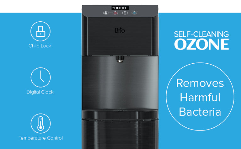 Brio Moderna Self Cleaning Advanced Bottom Load Water Cooler – Brio Water