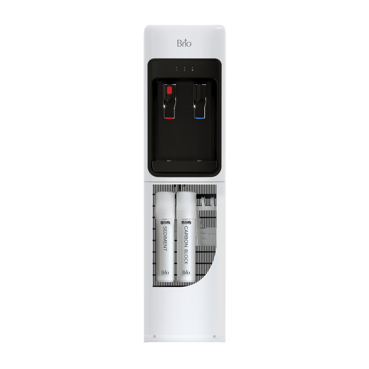 Brio 300 Slim Series 2-Stage White Bottleless Water Cooler – Brio Water