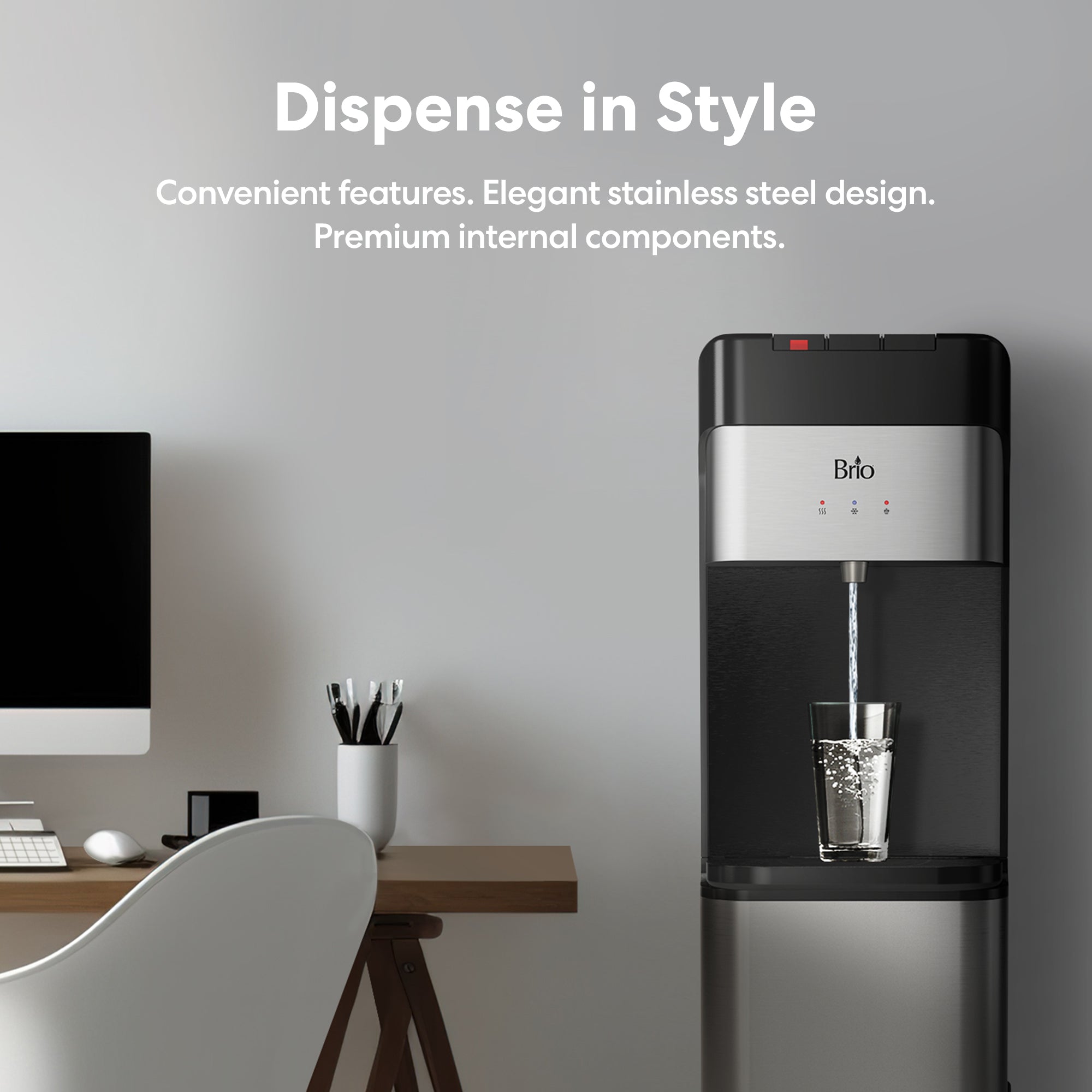 Brio 430 Series 4-Stage Reverse Osmosis Bottleless Water Cooler – Brio Water