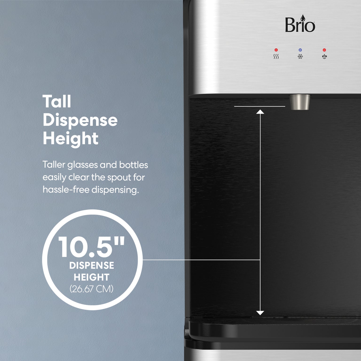 Brio 430 Series 4-Stage Reverse Osmosis Bottleless Water Cooler – Brio Water