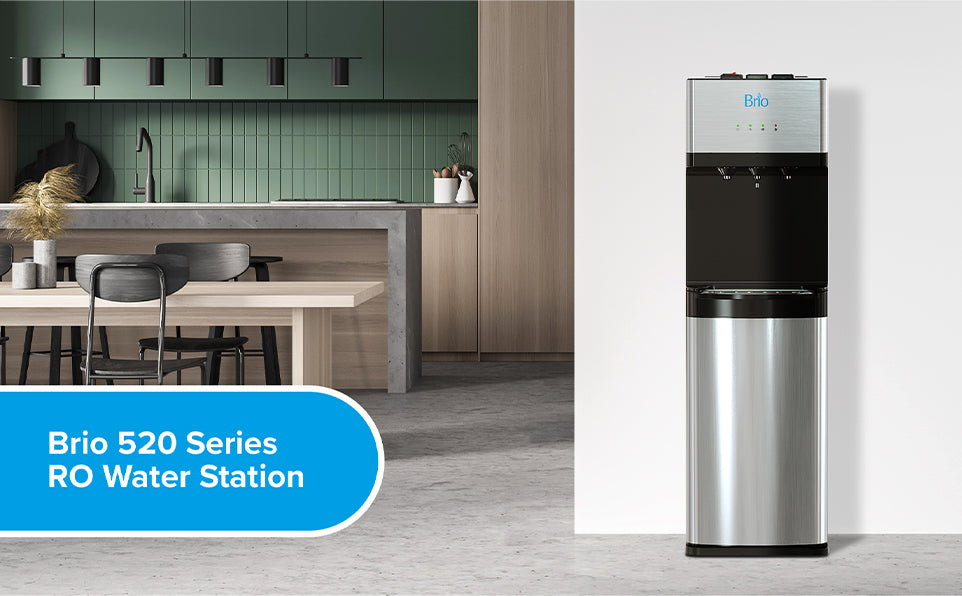Brio 500 Series 4-Stage Reverse Osmosis Stainless Bottleless Water Coo – Brio Water