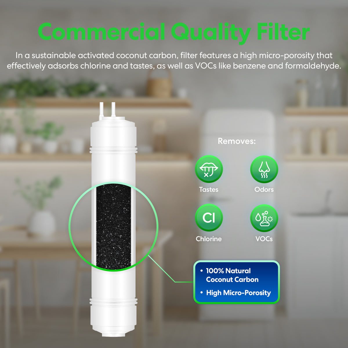 Brio 14" Pre Carbon Inline 1/4" U-Type Filter – Brio Water