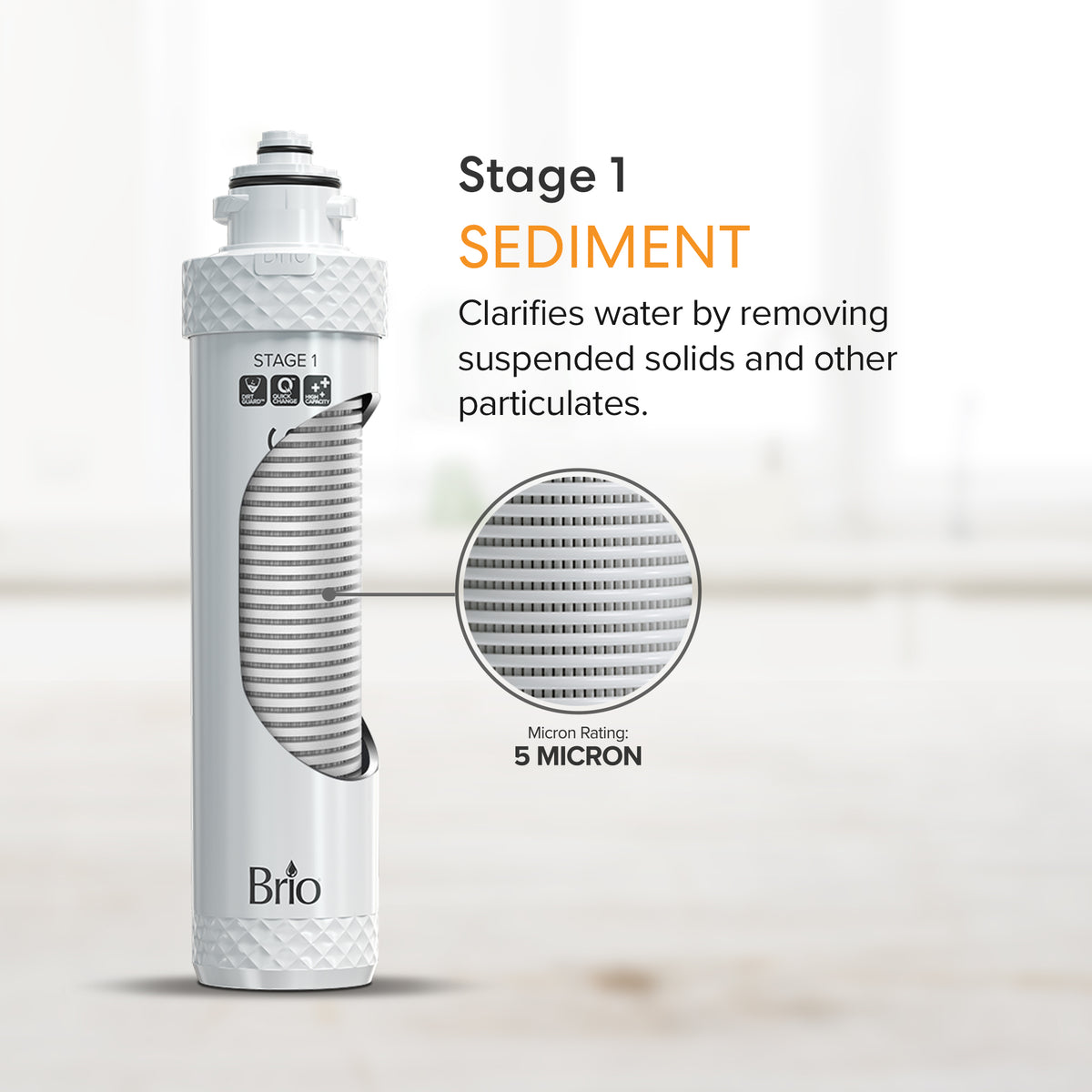 Brio 4 Stage RO Water Cooler Filter Replacement Kit For UVRO Models – Brio Water