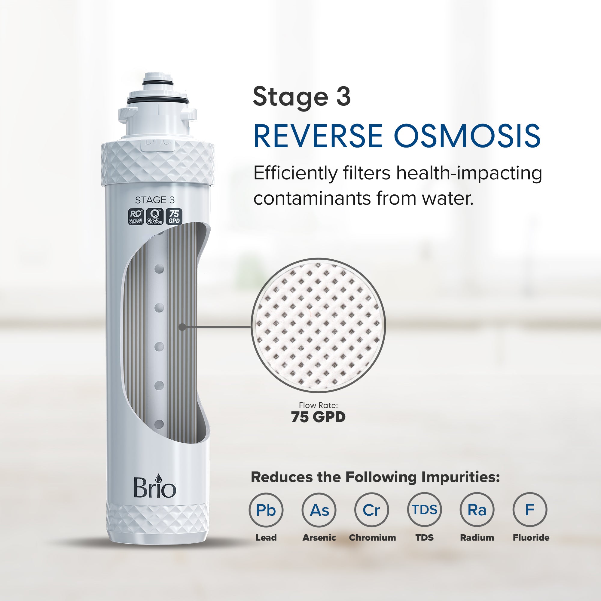 Brio 4 Stage RO Water Cooler Filter Replacement Kit For UVRO Models – Brio Water