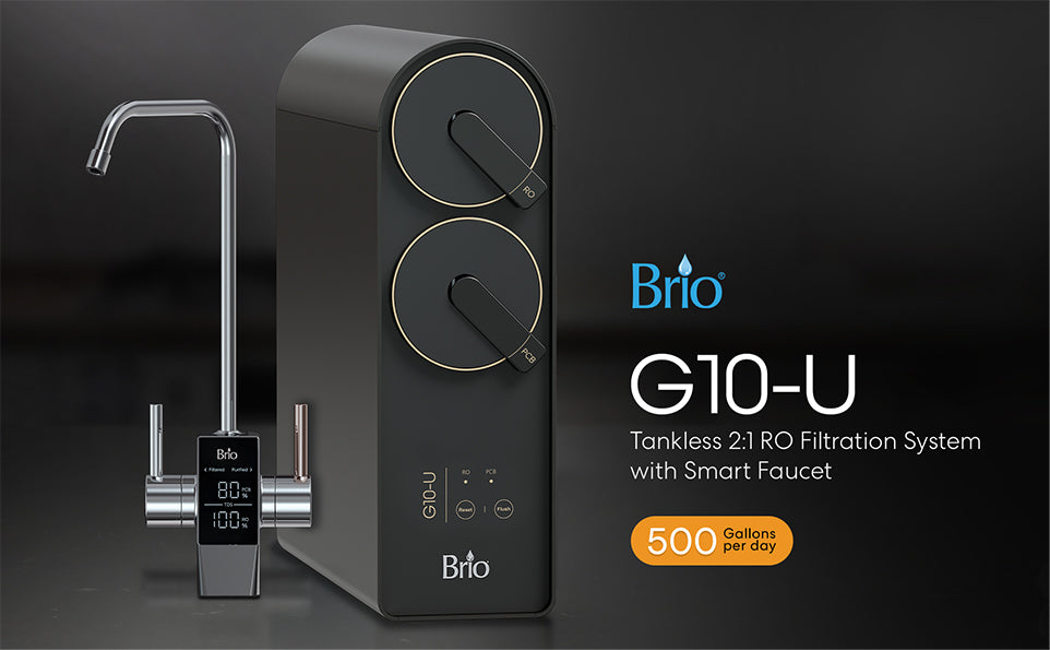 Brio G10-U RO Black Undersink Filtration System – Brio Water