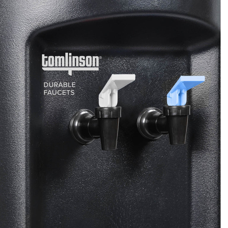 Brio Cold & Room Temp, Top-Load Water Cooler Dispenser, Black – Brio Water